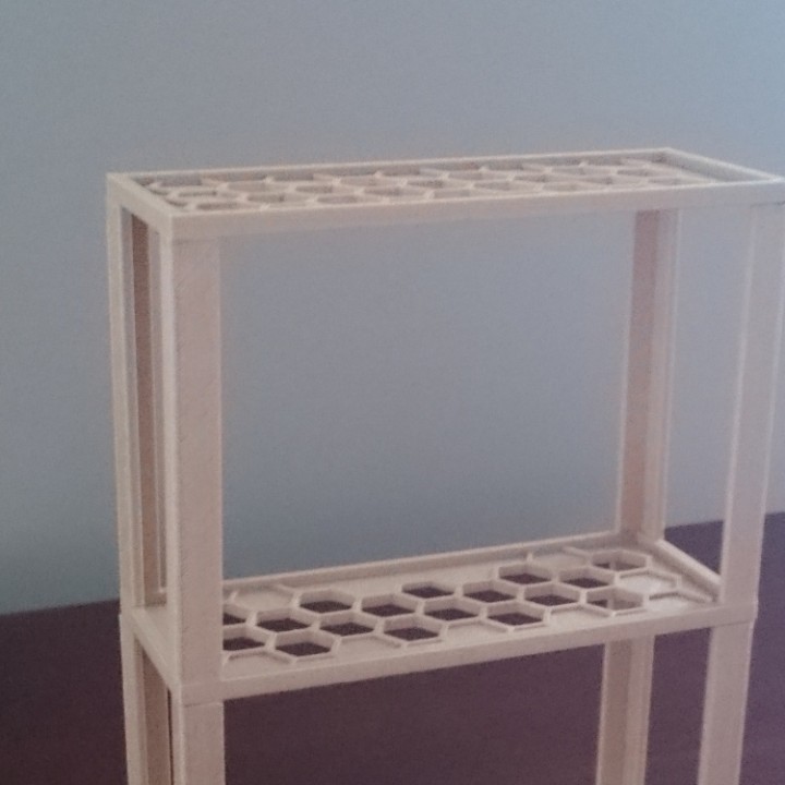3D Printable Mini Shelf Unit by Kennet McCoy
