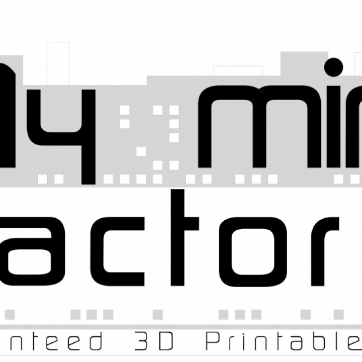 3D Printable My Mini Factory Logo Building and Printing Pen by Waqas Khan