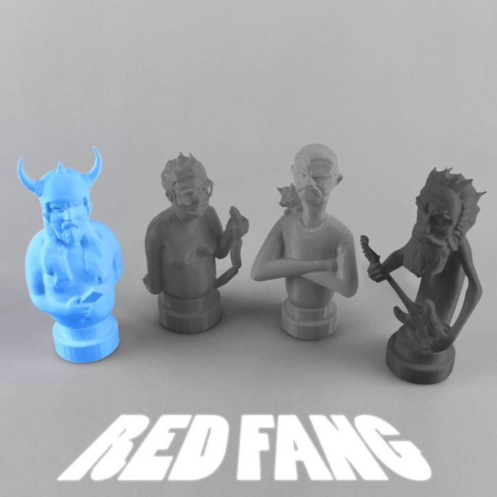 3D Printable BRYAN GILES FROM RED FANG!!! by Francesco Orrù
