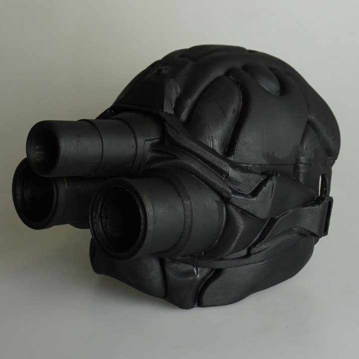 3D Printable Sam Fisher Night Vision Mask by Stefanos Anagnostopoulos