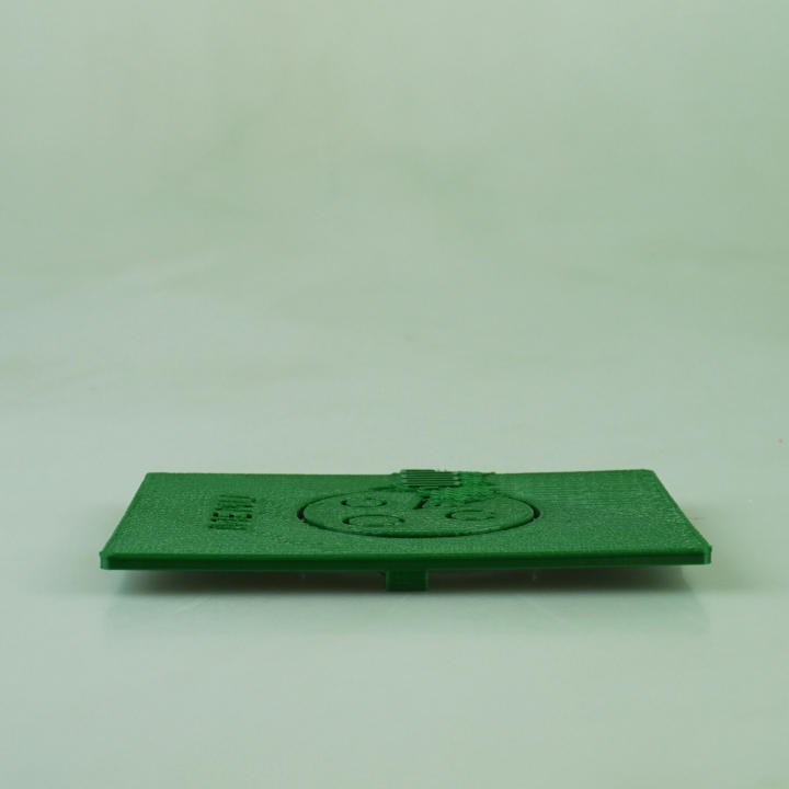 3D Printable Small Restaurant/Bar Menu "Cover" by Cosimo Ligorio