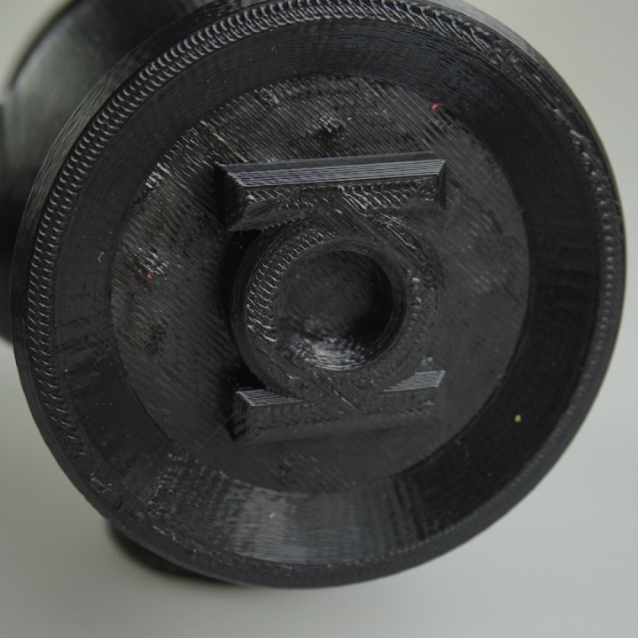 3D Printable Green Lantern Power Battery by Jim Williams