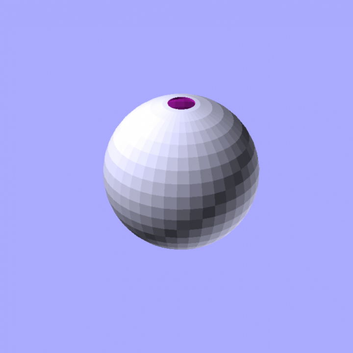 3D Printable Spherical Resonator by michael pear