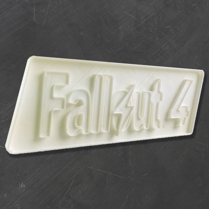 3D Printable Fallout 4 Logo by Simone Fontana