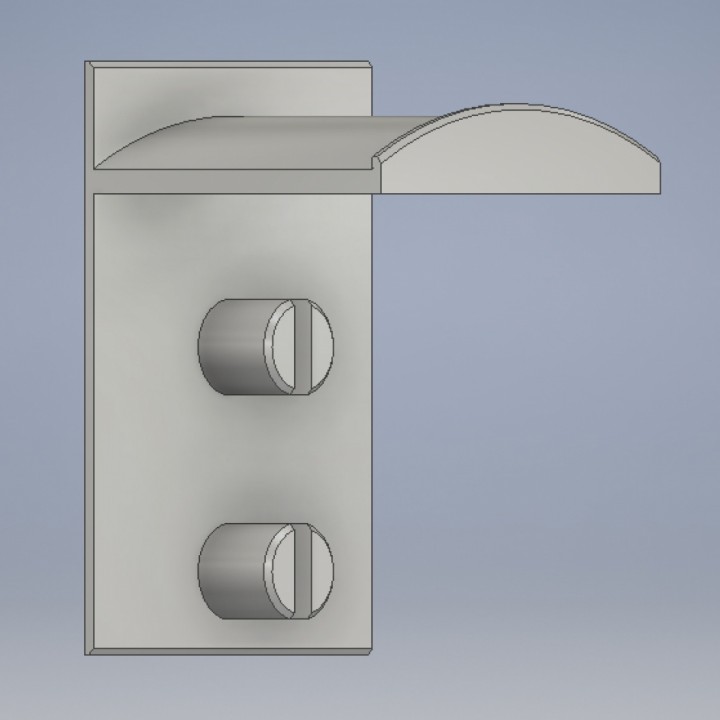 3D Printable Mount with Clips by Bryan Pierson