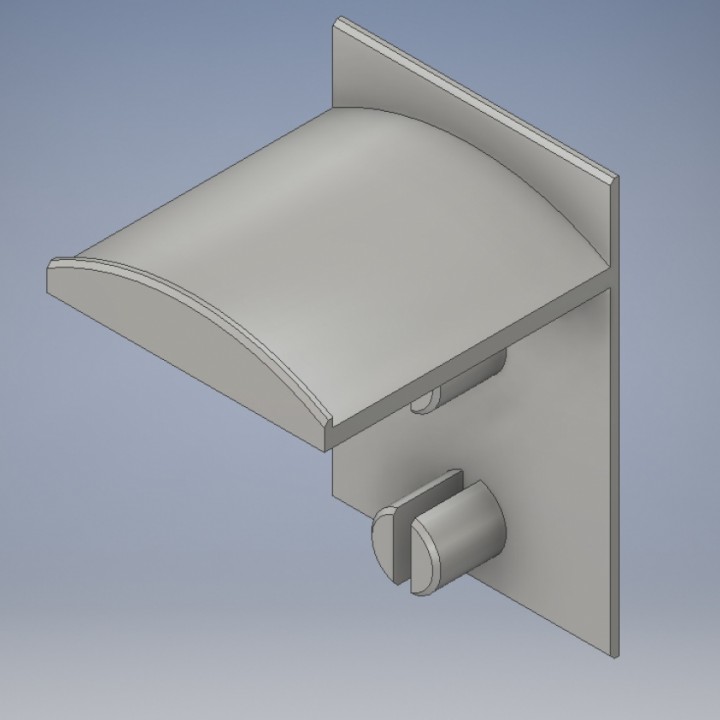 3D Printable Mount with Clips by Bryan Pierson