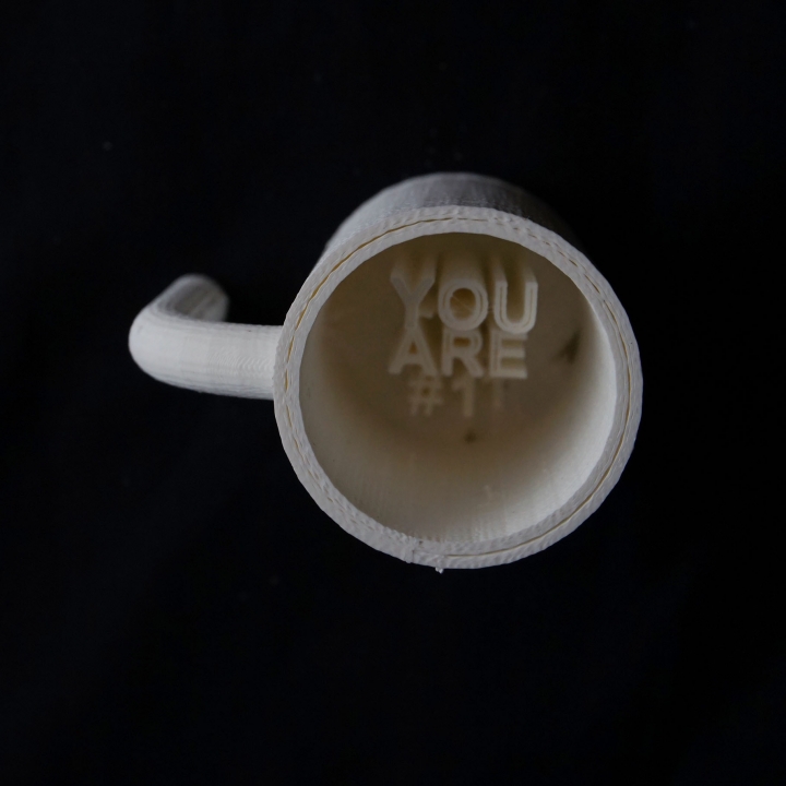 3D Printable Hidden Phrase Cup by Kevin Tran