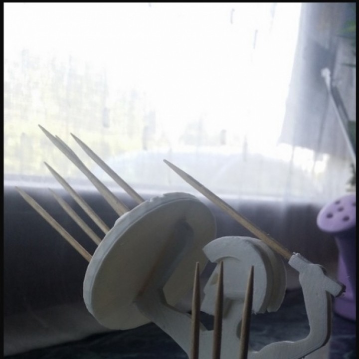 3D Printable Spartan Toothpick Holder by b