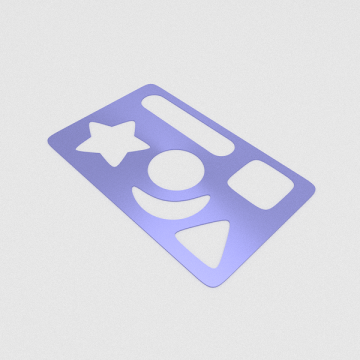 3D Printable Pocket Stencil by Andrew Forster