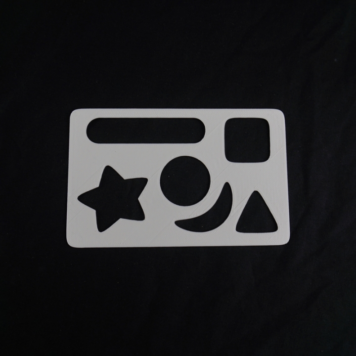 3D Printable Pocket Stencil by Andrew Forster
