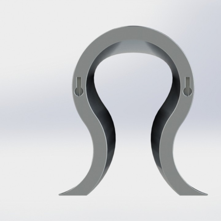 3D Printable Warped Omega by Brian Cochran