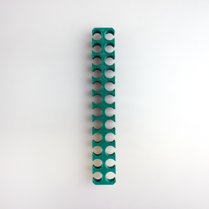 3D Printable 24 Pin Cable Comb (3mm cable) by Anthony Meola
