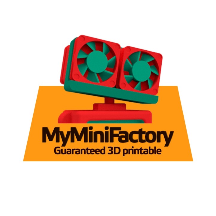 3D Printable New MyMiniFcatory Logo by R3dFox Studio by R3dFox Studio