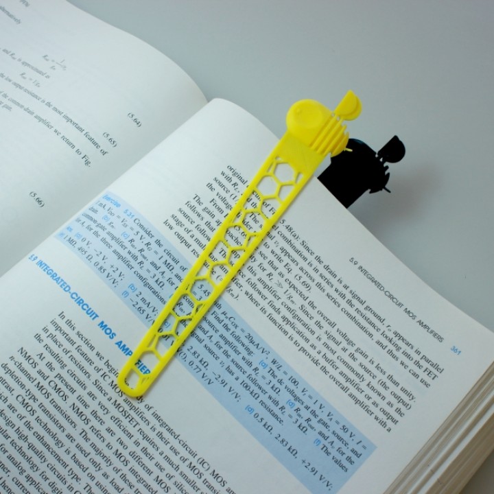 3D Printable BOOKMARK by BEEVERYCREATIVE