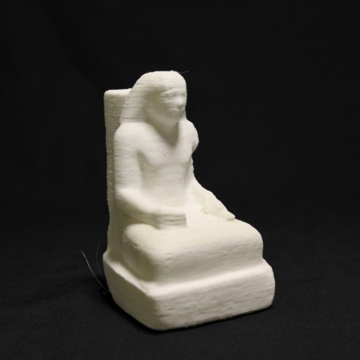 3D Printable Seated Scribe at The British Museum, London by Khomcharn ...