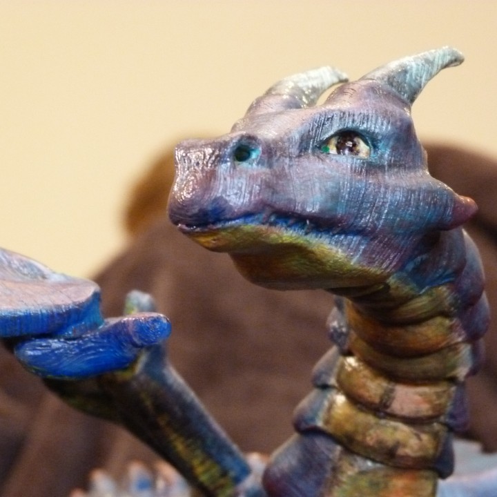 3D Print of "Braq" jointed dragon by OMD