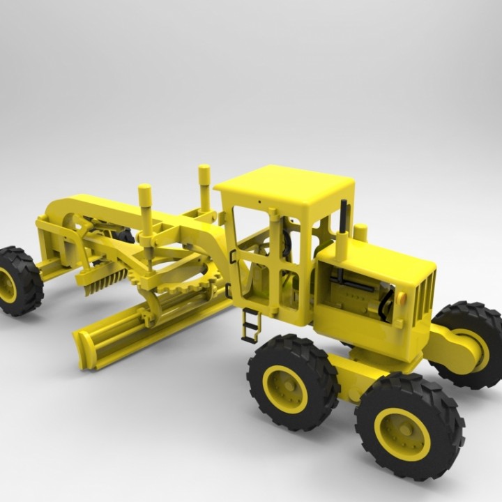 3D Printable Road grader by wassim abidi