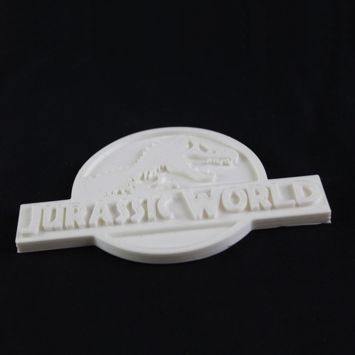 3D Printable Jurassic World Logo by Simone Fontana