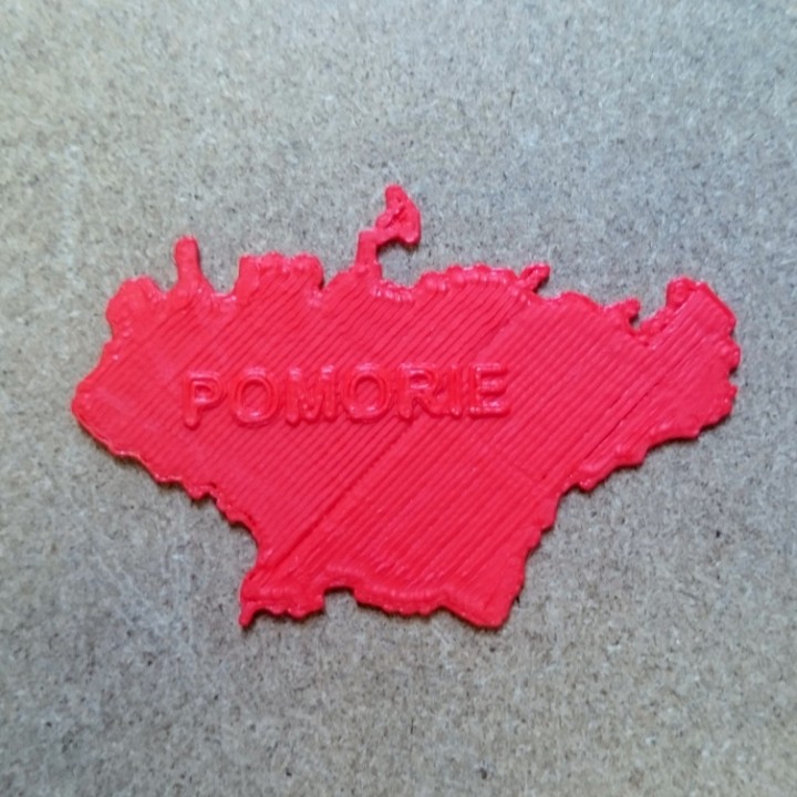 3D Printable Map of Pomorie by Deepak Devmore