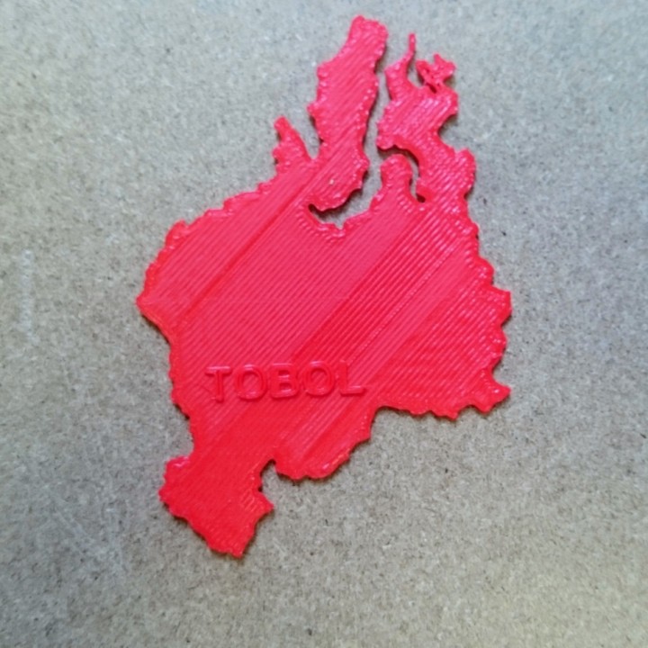 3D Printable Map of Tobol by Deepak Devmore