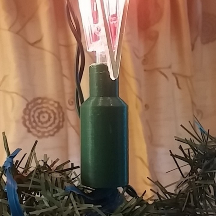 3D Printable Tree Topper Mount by Matthew Gorton