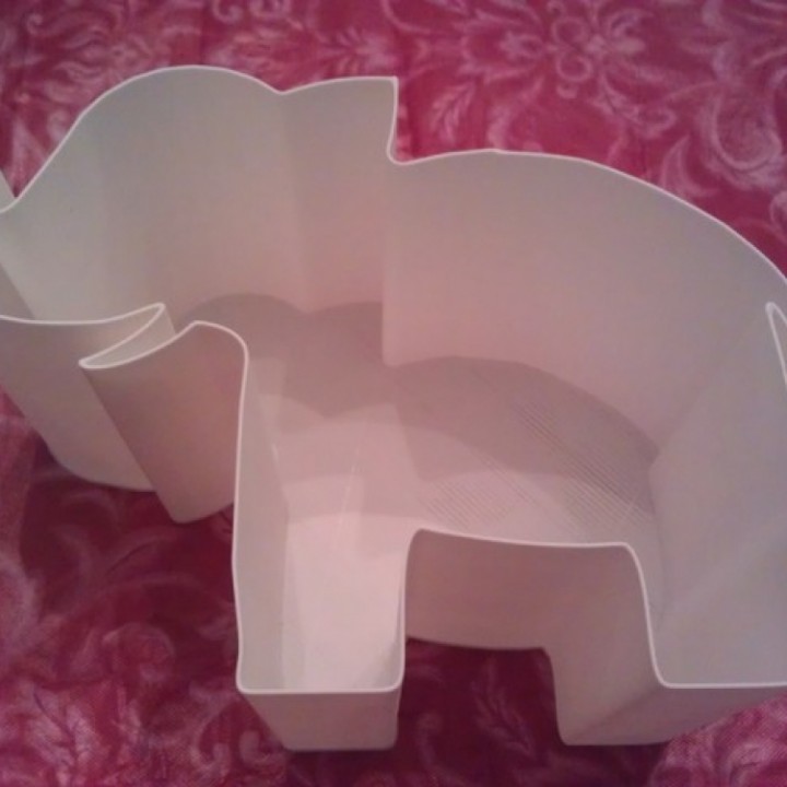 3D Printable White Elephant Gift Box by Matthew Gorton