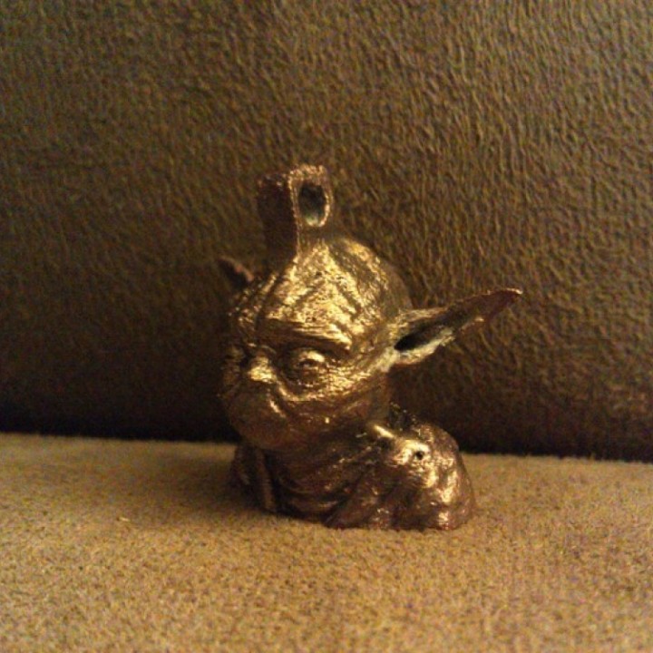 3D Printable Yet Another Yoda - Keychain/Charm for Casting by Matthew ...