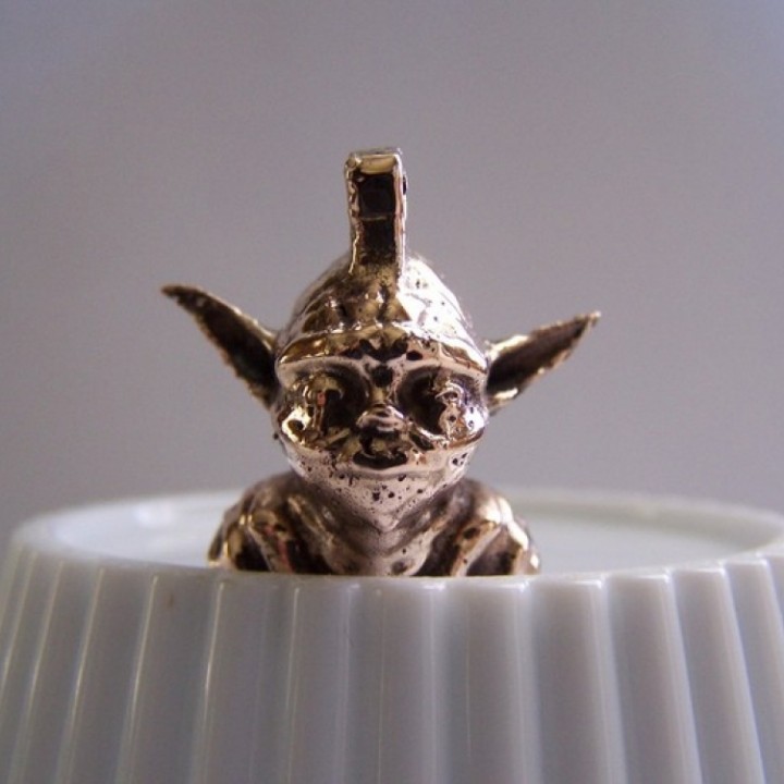 3D Printable Yet Another Yoda - Keychain/Charm for Casting by Matthew ...
