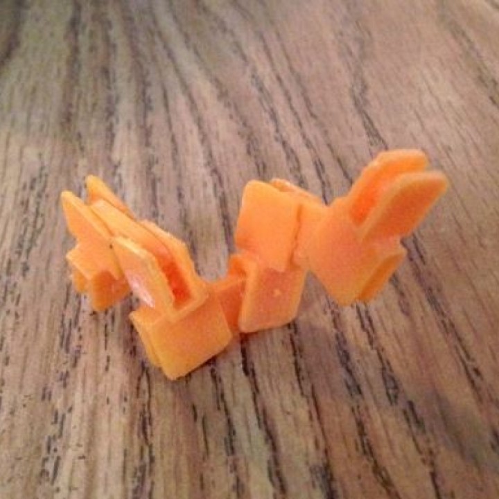3D Printable Snap-On Pivot Toy by Brendon Leonard