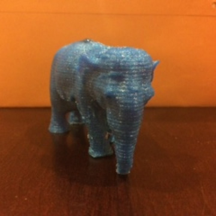 3D Printable Elephant by chandrachunduru
