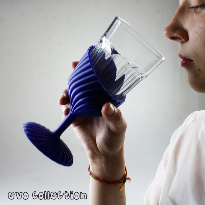 3D Printable Goblet - EVO COLLECTION by Cemal Cetinkaya