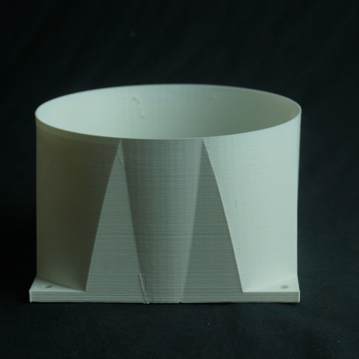 3D Printable 120mm Fan Tube by Max Hinge