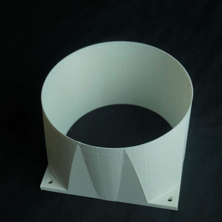 3D Printable 120mm Fan Tube by Max Hinge