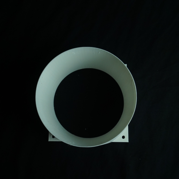 3D Printable 120mm Fan Tube by Max Hinge