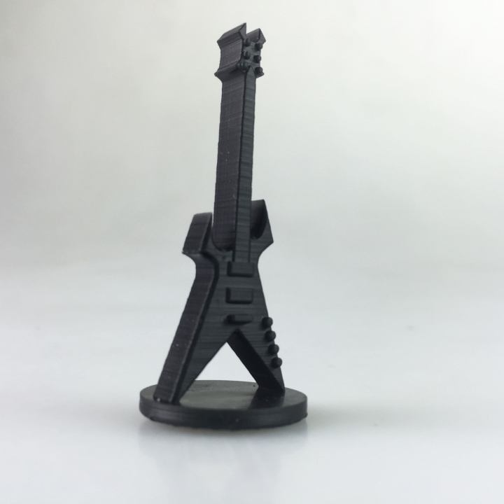 3D Printable Electric Guitar (Resin print) by Simone Fontana