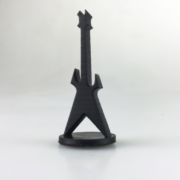 3D Printable Electric Guitar (Resin print) by Simone Fontana