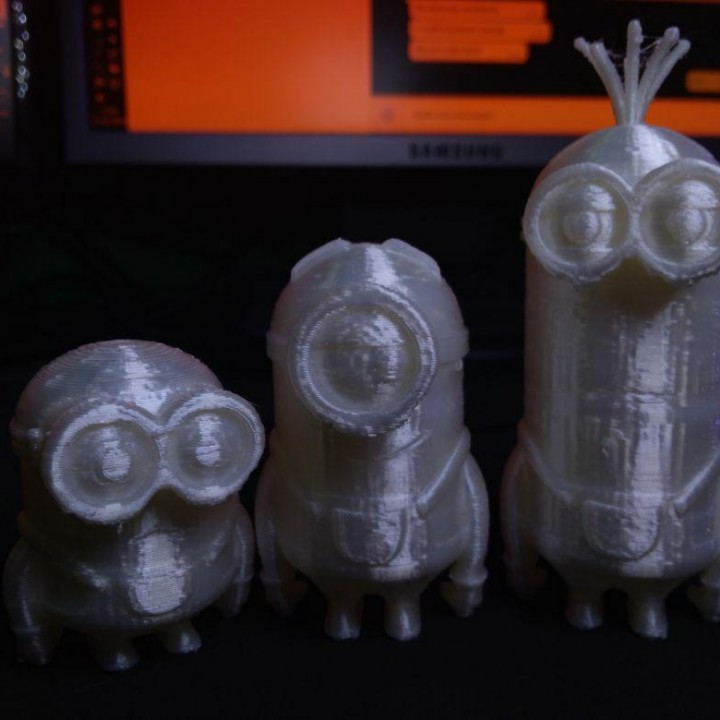 3D Print of Minion Movie Trio by marcoa131