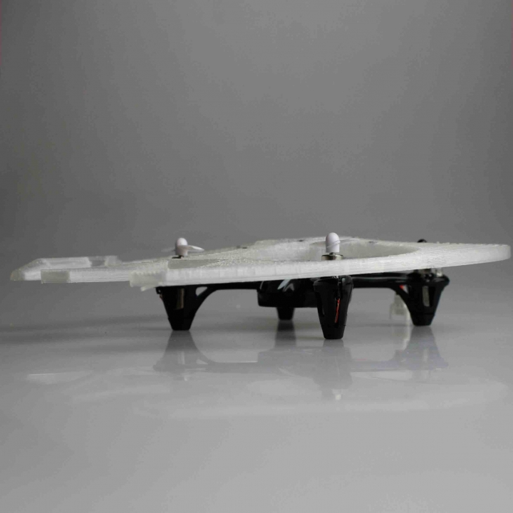 3D Printable Millennium Falcon Drone Shell by Kirby Downey