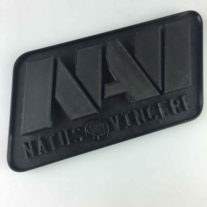 3D Printable Natus Vincere Logo by Lloyd Bolts