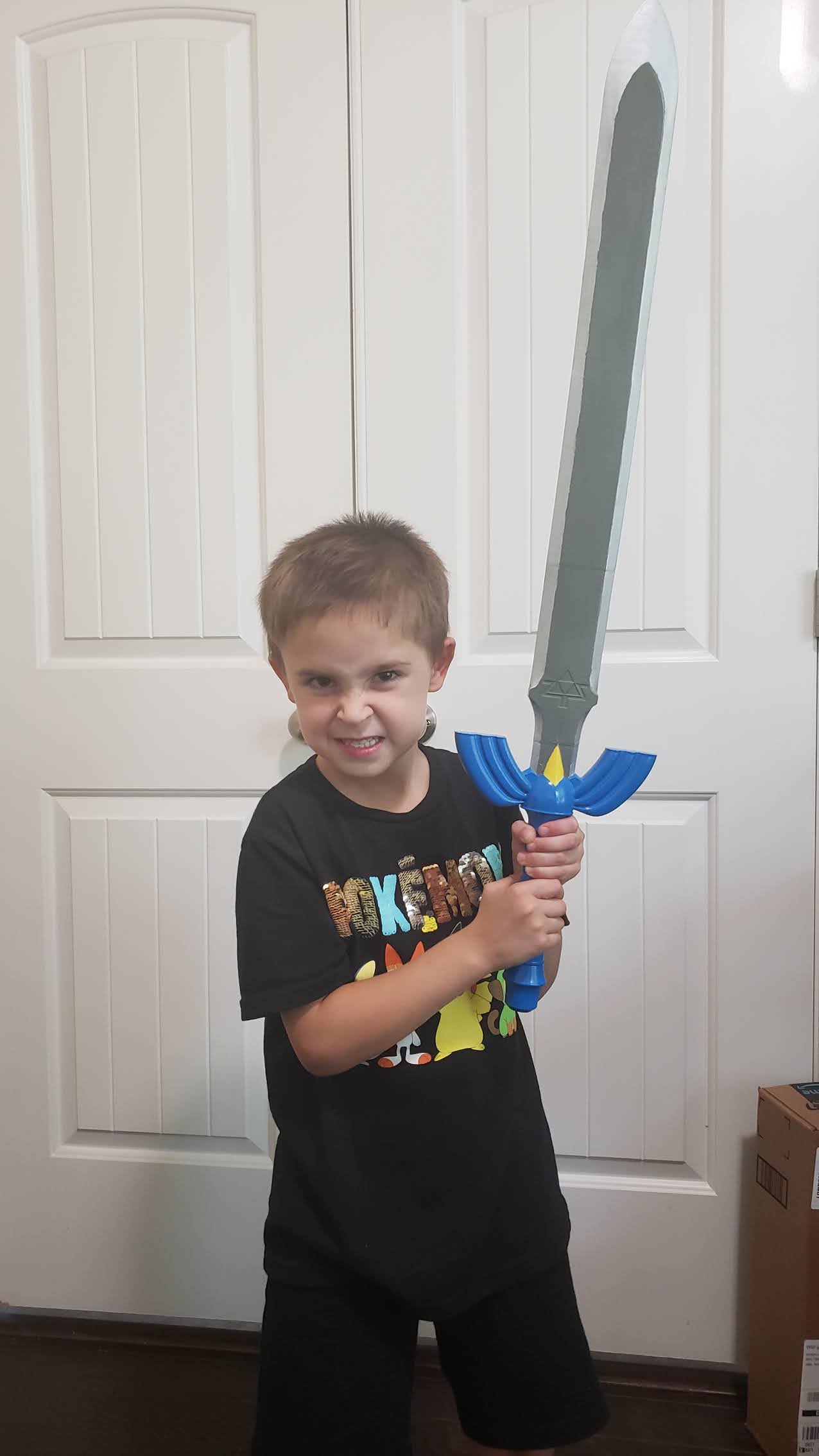 3D Printable Zelda Master Sword - Size 2 by Lloyd Bolts