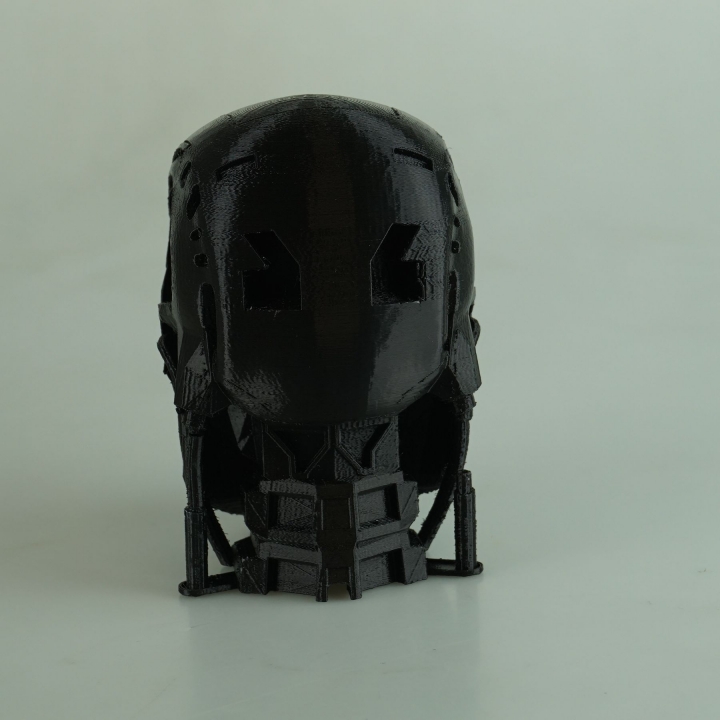 3D Printable T-800 Terminator Skull by Ryan Moayed