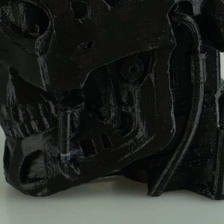 3D Printable T-800 Terminator Skull by Ryan Moayed