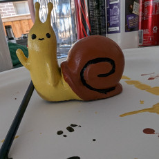 3D Printable Adventure Time - Waving Snail by Lloyd Bolts