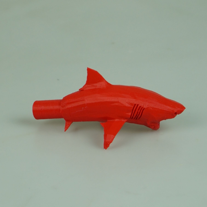 3D Printable Shark wine stopper by Jared Ramkissoon