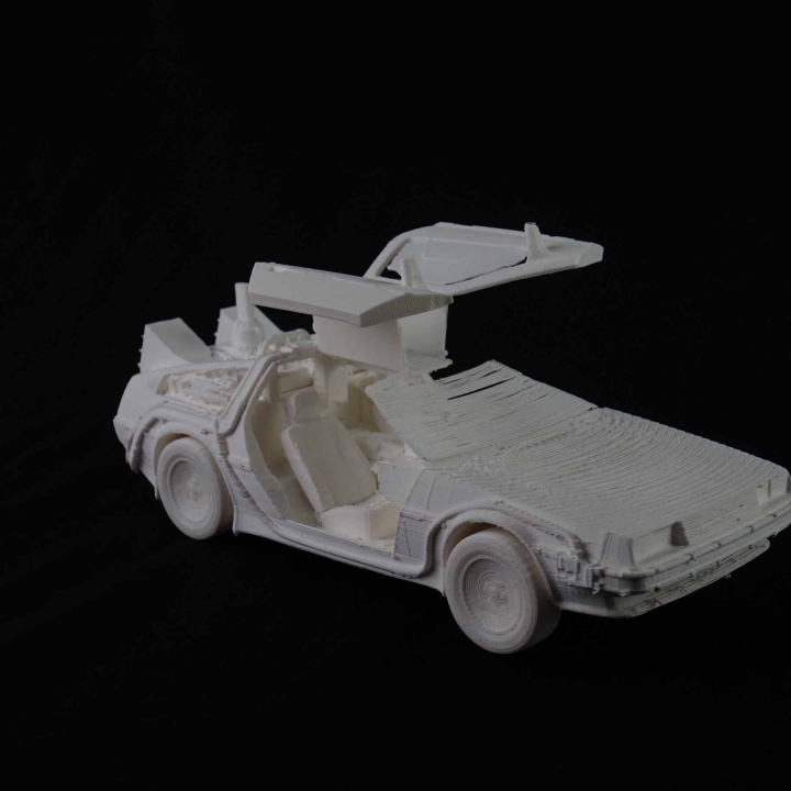 3D Printable DeLorean by Artyom