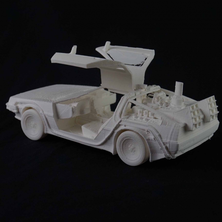 3D Printable DeLorean by Artyom