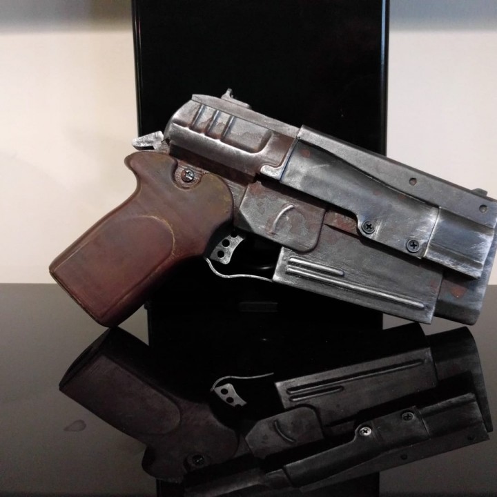 3D Print of Fallout 4 - 10mm Pistol by rikkuness