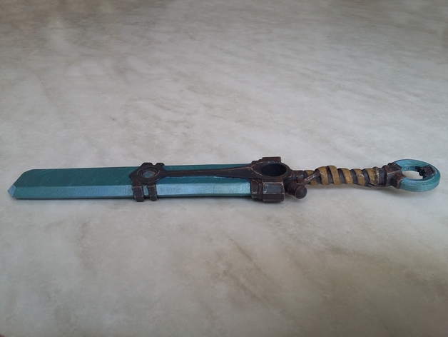 3D Printable Ekko Sword 30cm by Simone Fontana
