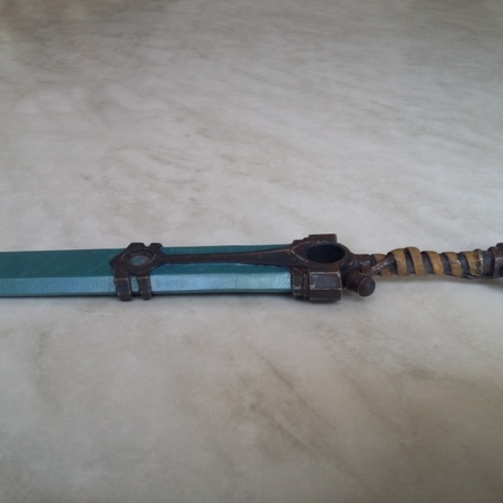 3D Print of Ekko Sword 30cm by Bisic