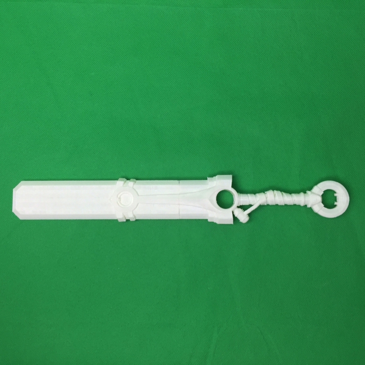 3D Printable Ekko Sword 30cm by Simone Fontana